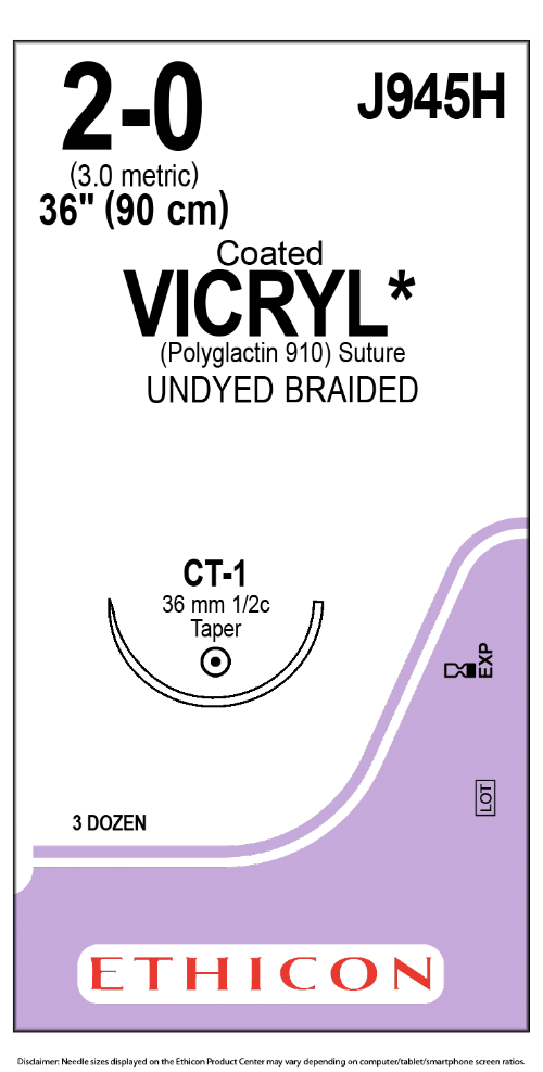 Coated Vicryl Polyglactin 910 Suture, Vicryl Sutures For Sale, UK