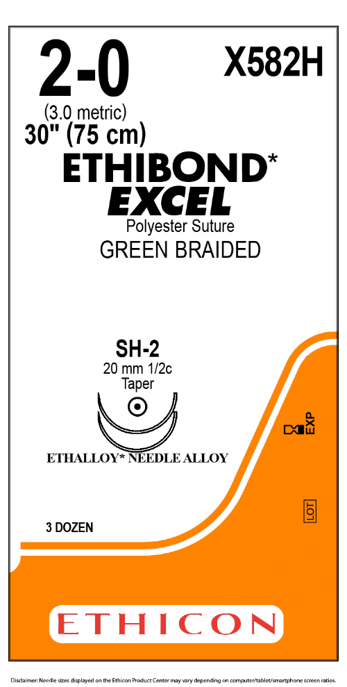 ETHIBOND EXCEL Polyester Suture, Ethibond Sutures, UK